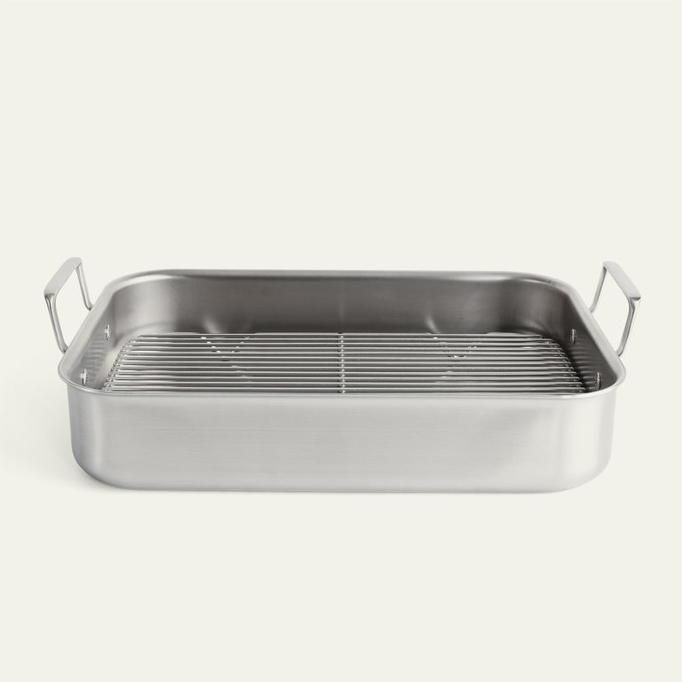 Roasting Pan & Rack | Handcrafted in Italy - Free Delivery in EU