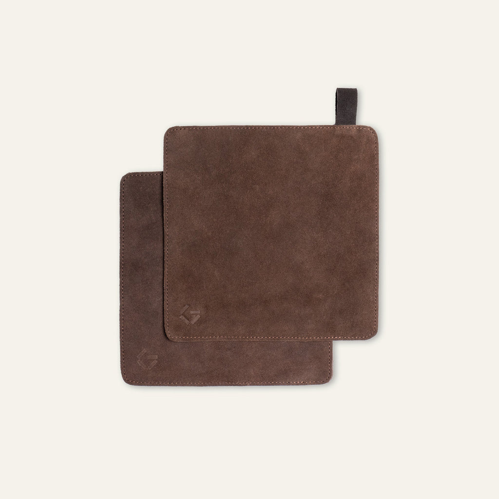 Pot Holders | 100% Suede - Hand-Sewn Quality